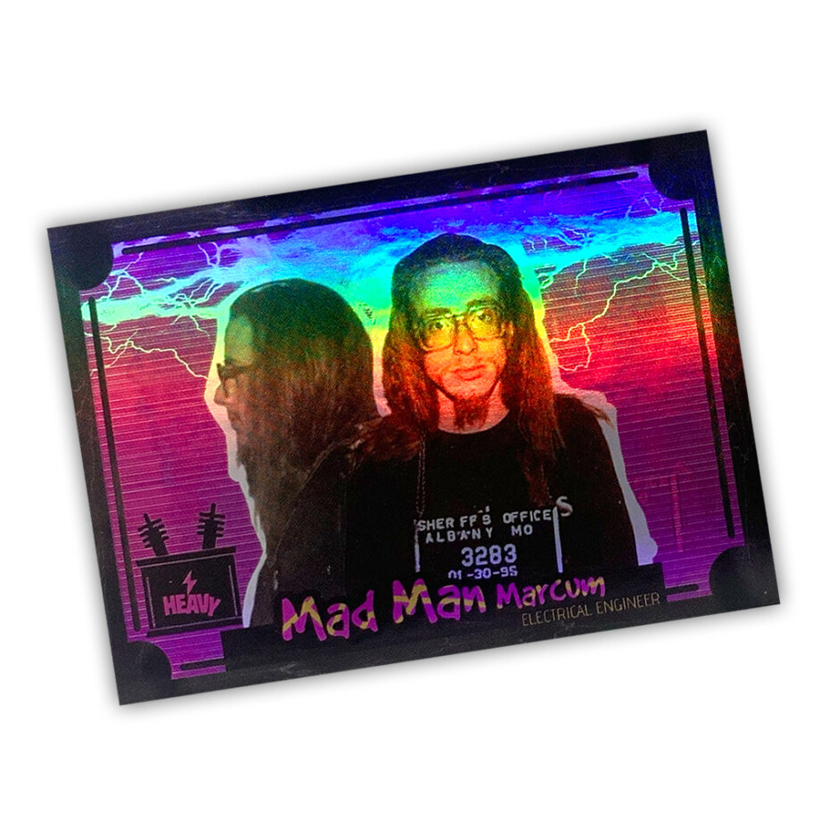 Heavy Trading Cards S3 #7 - Mad Man Marcum - Sports Cards and Collectibles